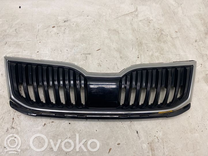 5E0853653C Skoda Octavia Mk3 (5E) Front bumper upper radiator grill, 50 ...