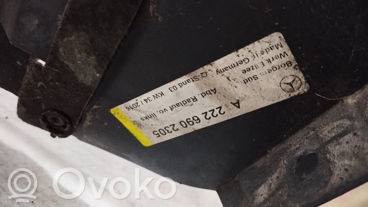 A2226902305 Mercedes-Benz S W222 Front wheel arch liner splash guards ...