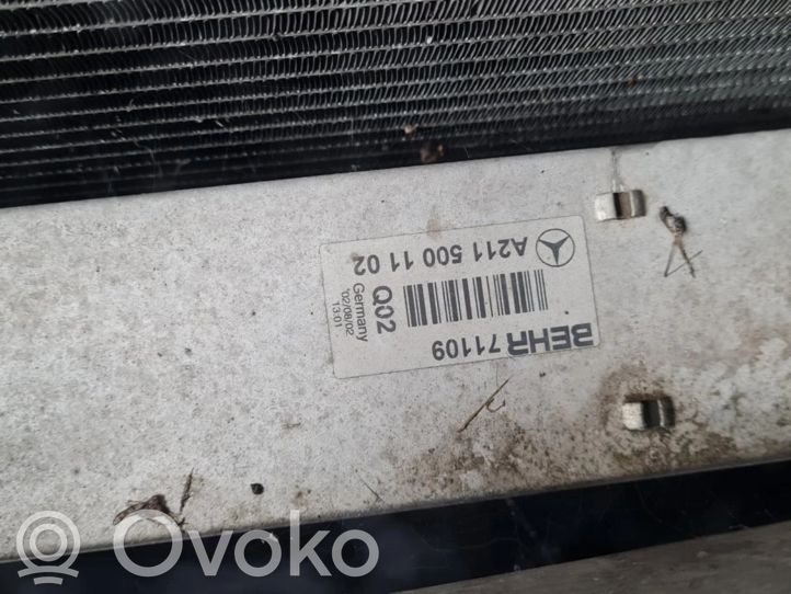 A2115001102 Mercedes-Benz E W211 Intercooler radiator, 73.14 € | RRR