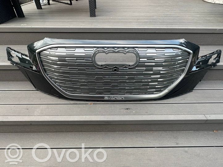 89A807725A Audi Q4 Sportback e-tron Front bumper upper radiator grill ...