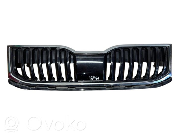5E0853653C Skoda Octavia Mk3 (5E) Front bumper upper radiator grill ...