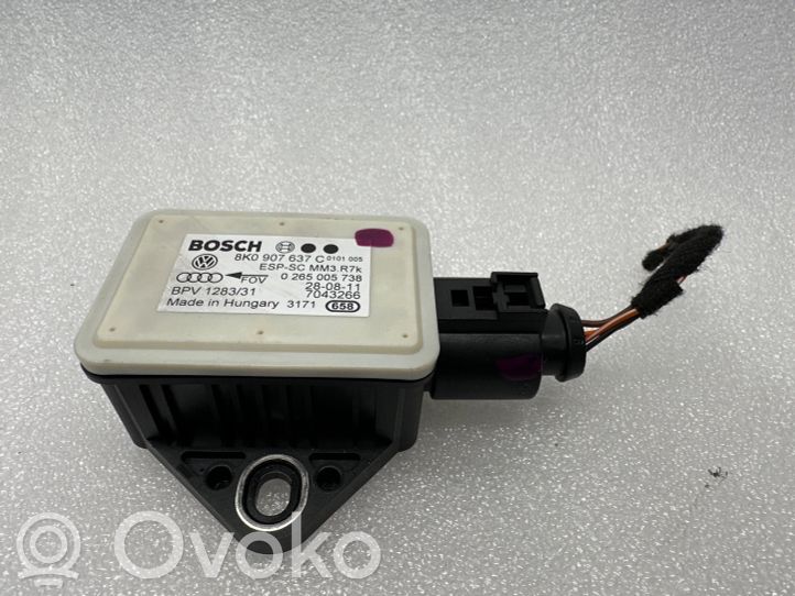 8K0907637C Audi A4 S4 B8 8K ESP acceleration yaw rate sensor, 30.00 € | RRR