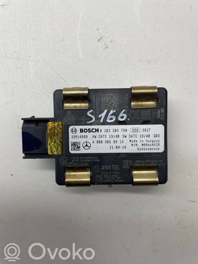 a0009058913 Mercedes-Benz GLC X253 C253 Radarsensor Abstandsradar, 149. ...