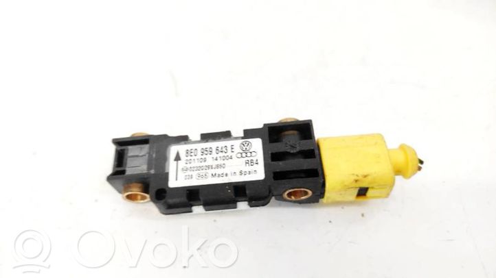 8E0959643e Audi A4 S4 B6 8E 8H Airbag deployment crash/impact sensor ...