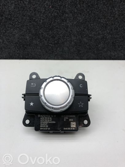A2129007619 Mercedes-Benz E W212 Console centrale, commande de ...