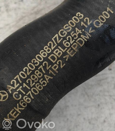 A2702030682 Mercedes-Benz A W176 Engine coolant pipe/hose, 5.46 € | RRR