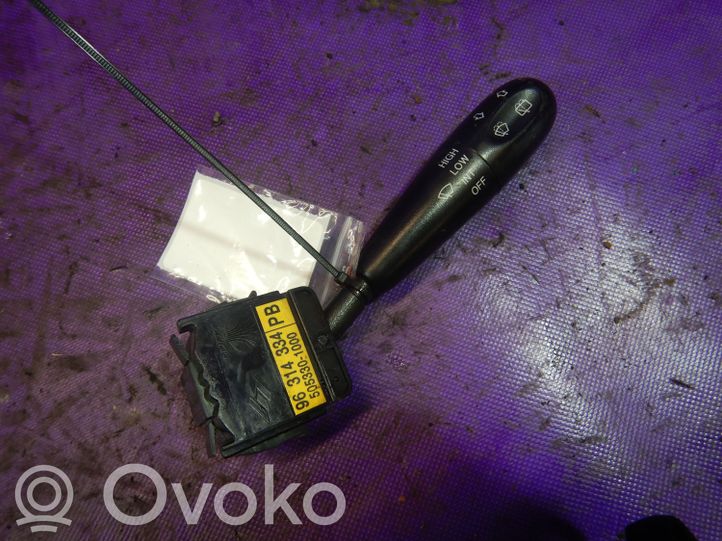96314334 Chevrolet Matiz Wiper turn signal indicator stalk/switch, 10. ...