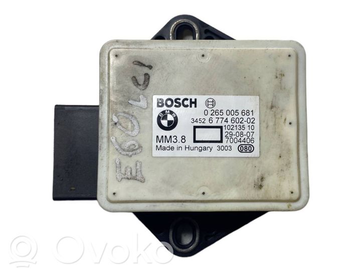 6774602 BMW 5 E60 E61 ESP acceleration yaw rate sensor, 20.00 € | RRR