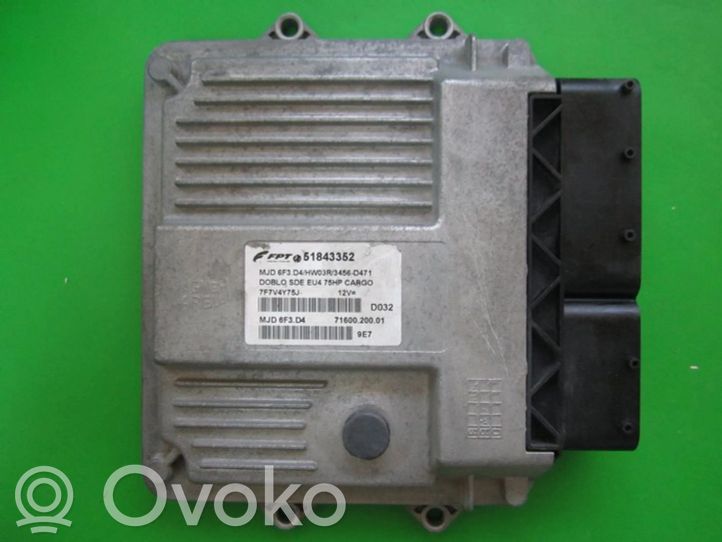 51843352 Fiat Doblo Engine control unit/module ECU, 214.00 € | RRR