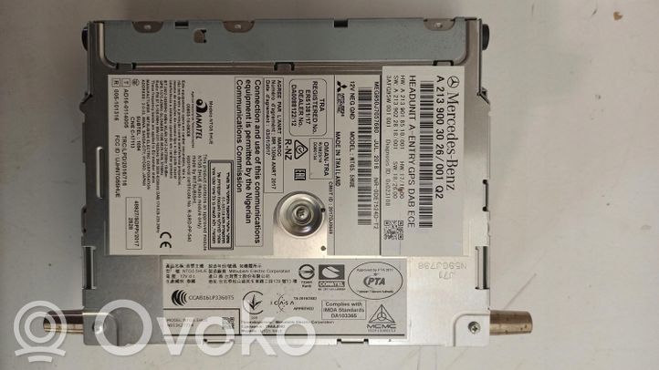 A2139003026 Mercedes-Benz E W213 Radio/CD/DVD/GPS head unit, 649.41 € | RRR