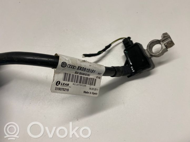 8X0915181 Audi A6 C7 Negative earth cable (battery), 15.00 € | RRR