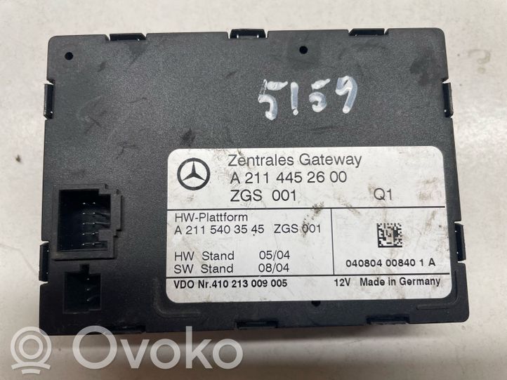 A2114452600 Mercedes-Benz E W211 Gateway control module, 5.00 € | RRR