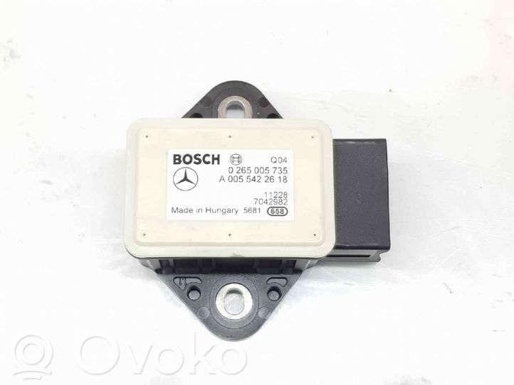 A0055422618 Mercedes-Benz E C207 W207 Capteur de vitesse de lacet d ...