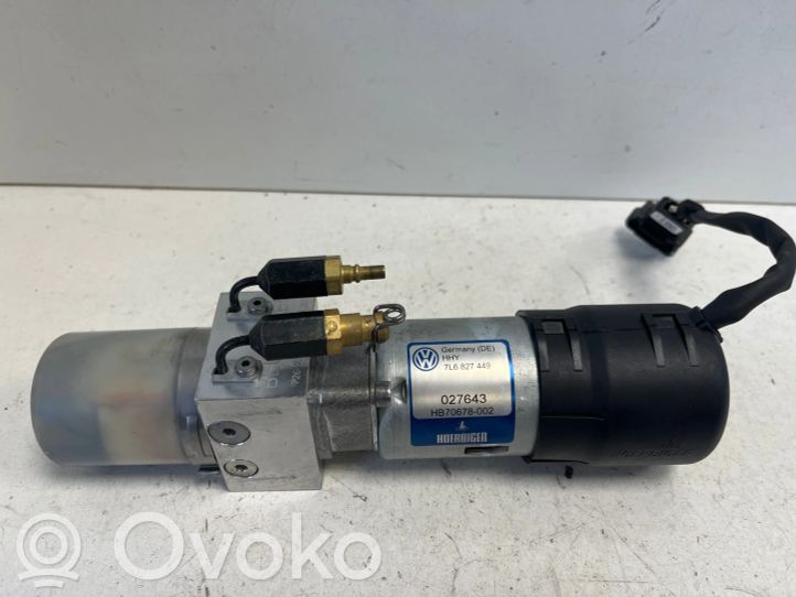7L6827449 Volkswagen Touareg I Moteur de pompe hydraulique de hayon ...