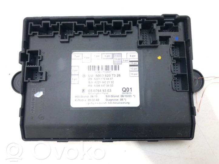 A0038207326 Mercedes-Benz S W221 Other control units/modules, 56.47 € | RRR