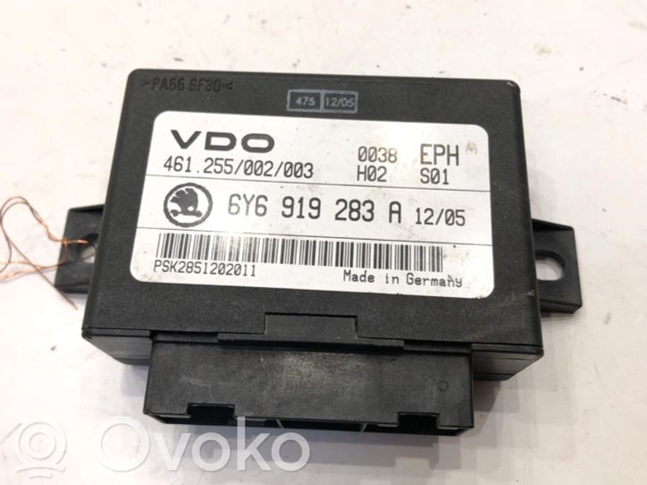 6Y6919283A Skoda Fabia Mk1 (6Y) Parking PDC control unit/module, 25.13 ...