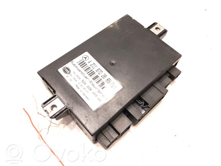 A2118702685 Mercedes-Benz E W211 Other control units/modules, 140.94 ...