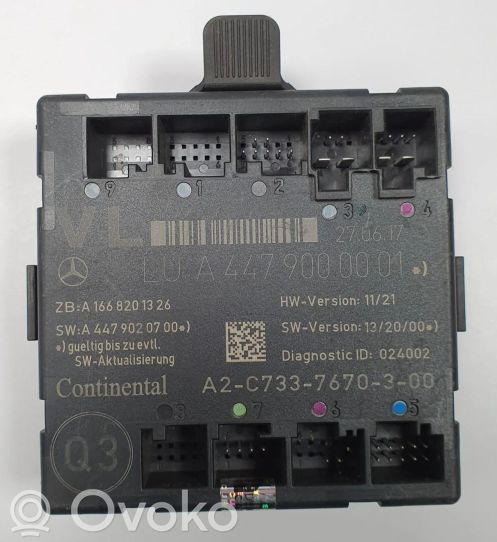A4479000001 Mercedes-Benz V Class W447 Door control unit/module, 39.18 ...