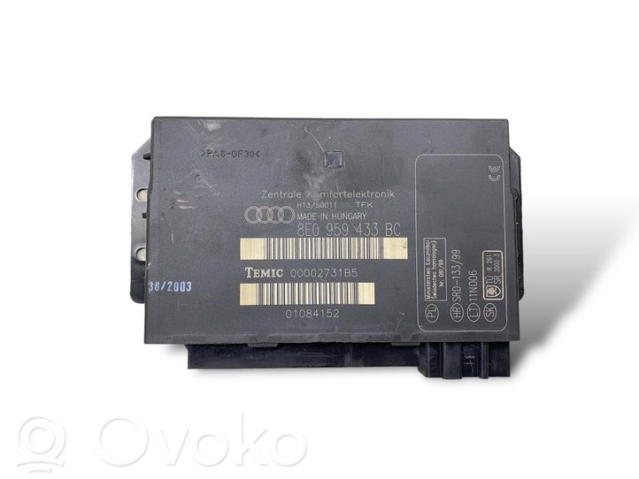 8E0959433BC Audi A4 S4 B6 8E 8H Comfort/convenience module, 20.00 € | RRR