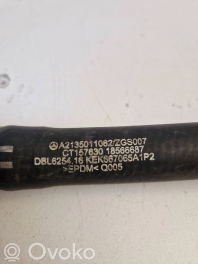A2135011082 Mercedes-Benz E W213 Tuyau de liquide de refroidissement ...