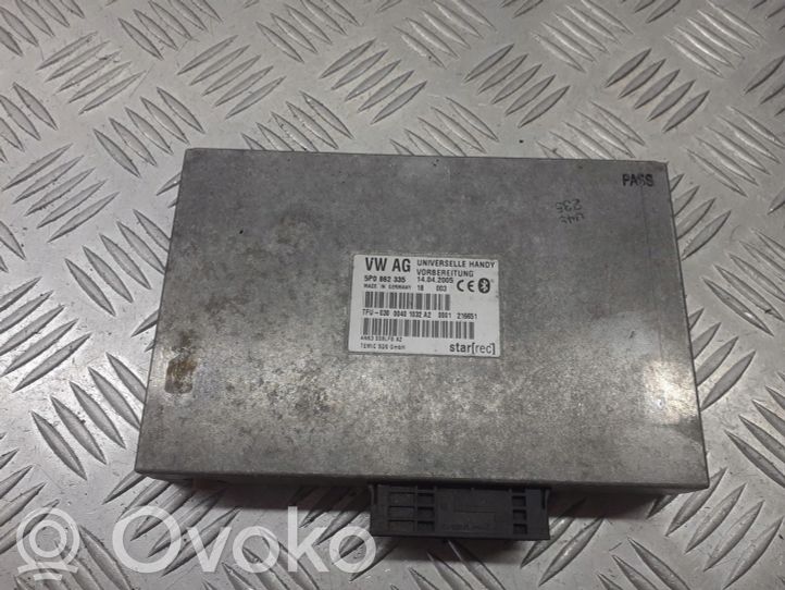 5P0862335 Skoda Octavia Mk2 (1Z) Bluetooth control unit module, 12.94 ...