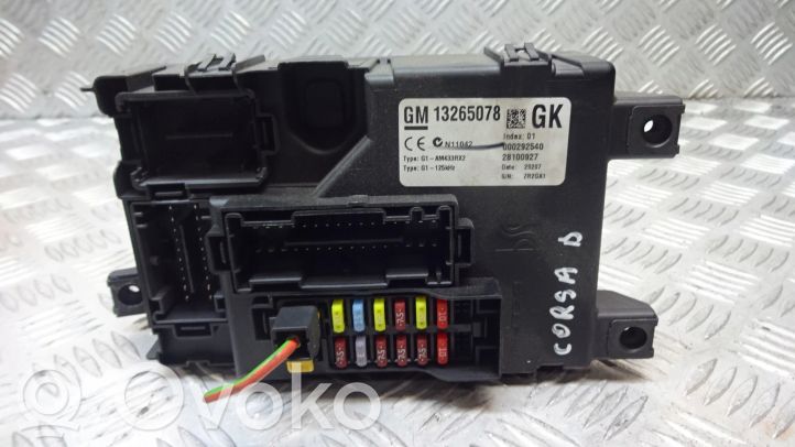13265078GK Opel Corsa D Fuse box cover, 10.59 € | RRR