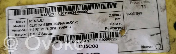 8200662265 Renault Clio II Front shock absorber/damper, 48.76 € | RRR