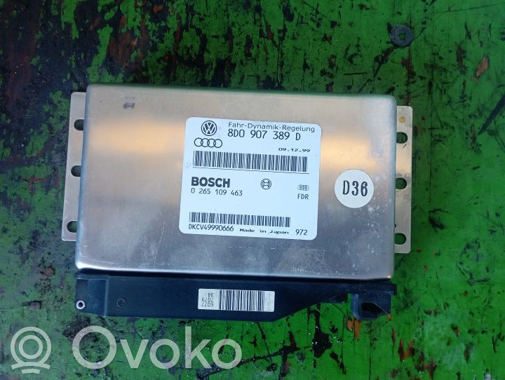 8D0907389D Volkswagen PASSAT B5 ESP (stability system) control unit, 11 ...