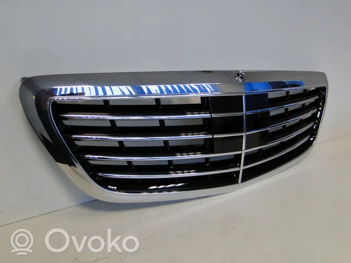 A2228800802 Mercedes-Benz S W222 Front bumper upper radiator grill ...