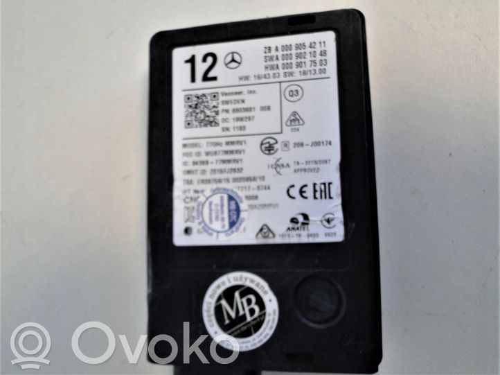 A0009054211 Mercedes-Benz AMG GT 4 x290 w290 Capteur radar de distance ...