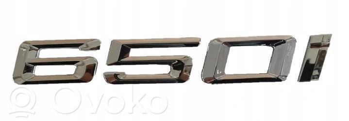 P.169/650I KLAPY LOGO NAPIS 650 22MM 22 BMW 6 E63 E64 Logo, emblème ...