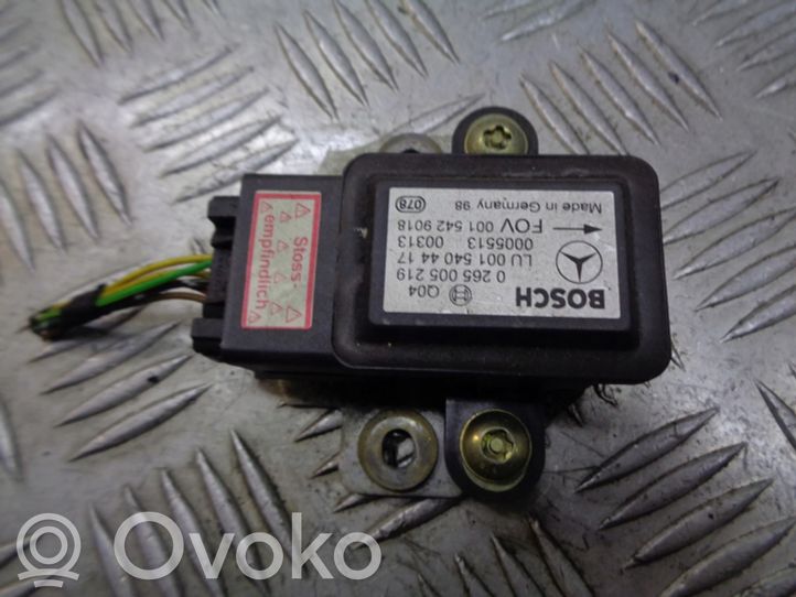 0265005219 Mercedes-Benz A W168 ESP (stability system) control unit, 9. ...