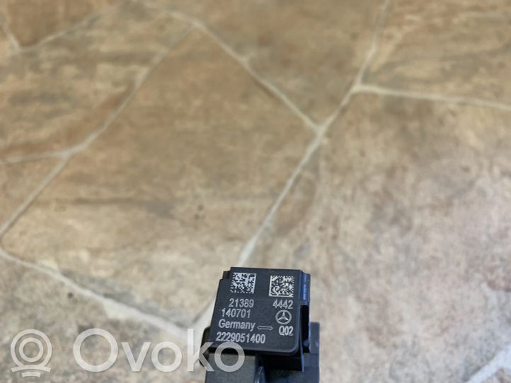 2229051400 Mercedes-Benz GLC X253 C253 Capteur de collision / impact de ...
