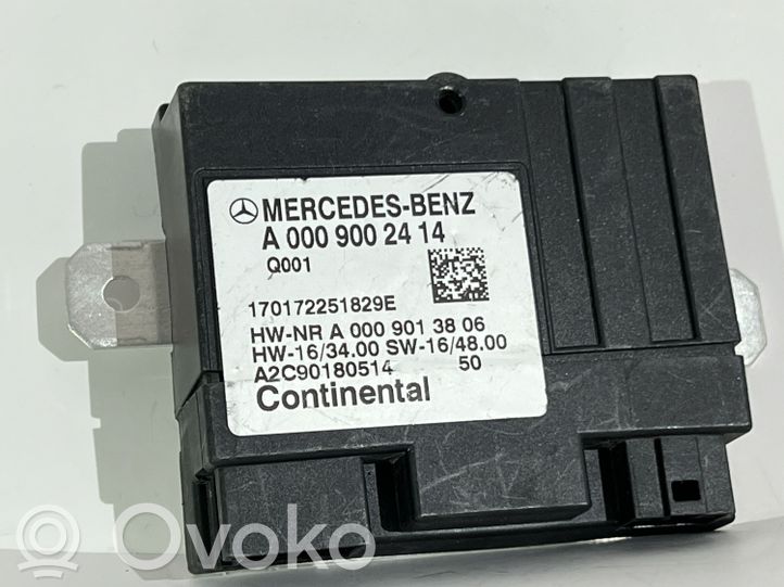 A0009002414 Mercedes-Benz C W205 Fuel injection pump control unit ...