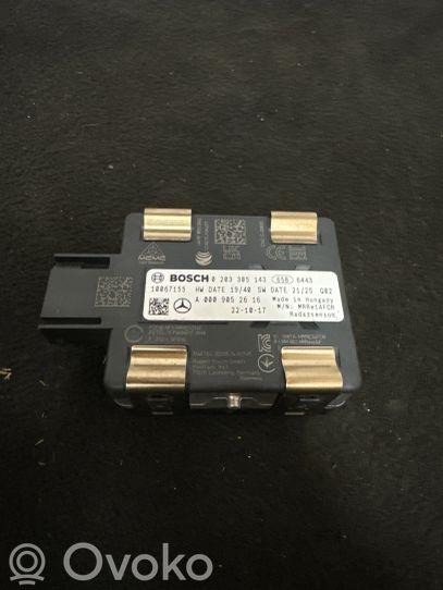 A0009052616 Mercedes-Benz GLC X253 C253 Capteur radar d'angle mort, 80. ...