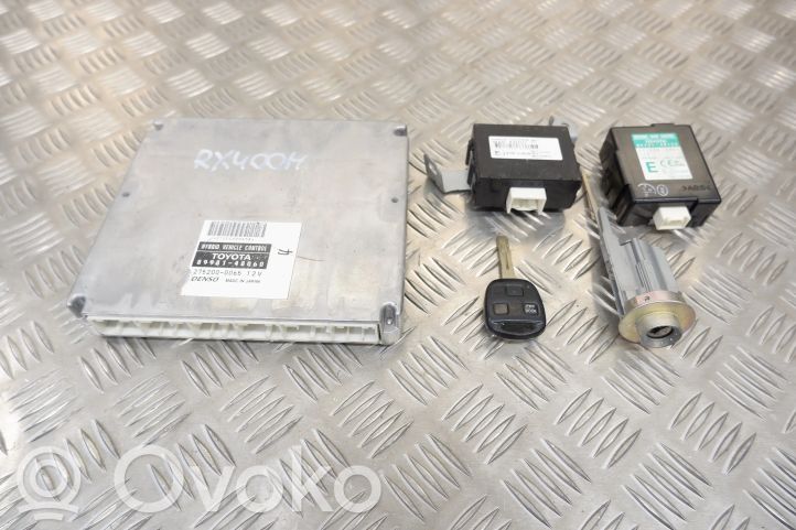 8998148060 Lexus RX 330 - 350 - 400H Engine ECU kit and lock set, 125. ...