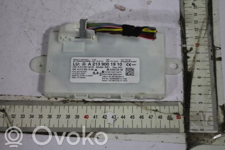 A2139001910 Mercedes-Benz E W213 Other control units/modules, 112.64 ...