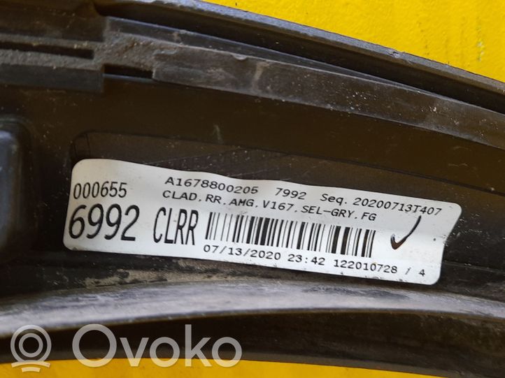 A1678800205 Mercedes-Benz GLE W167 Rear fender molding trim, 131.00 € | RRR