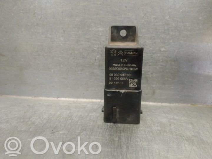 9803299780 Peugeot Partner Glow plug pre-heat relay, 16.24 € | RRR