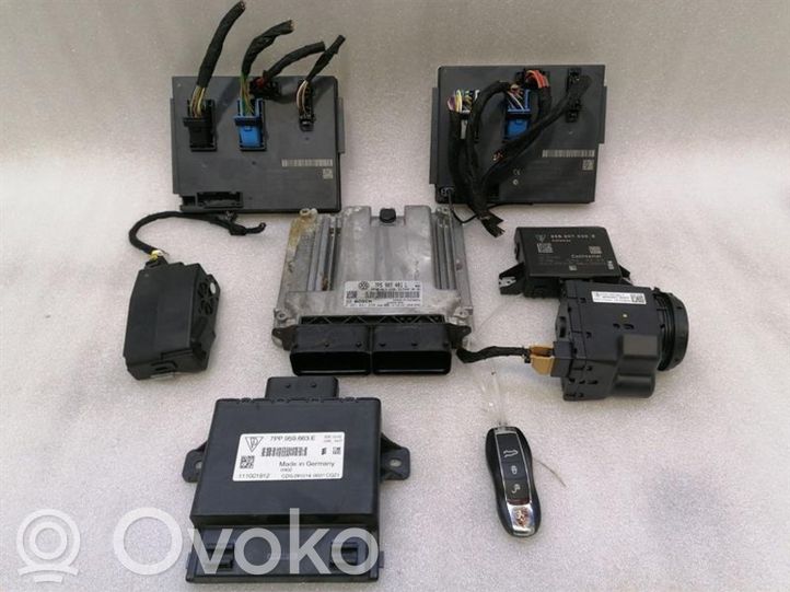 7P5907401L Porsche Cayenne (92A) Kit calculateur ECU et verrouillage ...