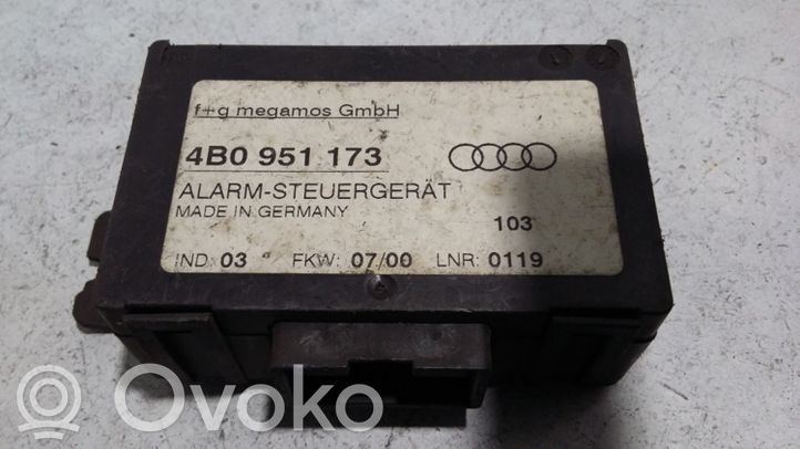 4B0951173 Audi A6 S6 C5 4B Alarm control unit/module, 10.00 € | RRR