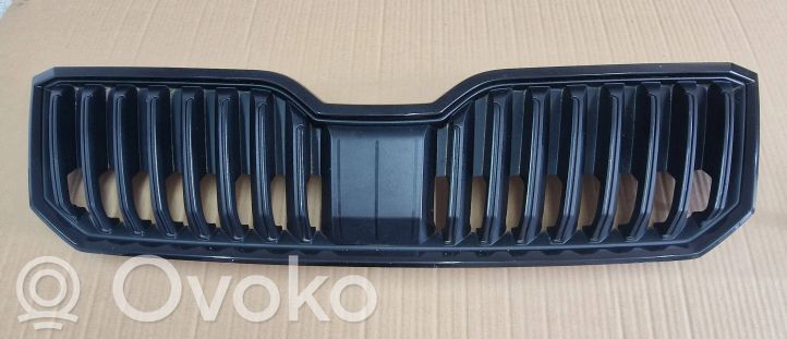 3V0853653 Skoda Superb B8 (3V) Front bumper upper radiator grill, 164. ...