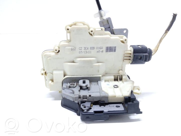 3C4839016A Volkswagen PASSAT B7 Rear door lock, 11.09 € | RRR