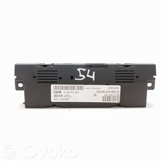 2208300085 Mercedes-Benz S W220 Autres unités de commande / modules, 12 ...