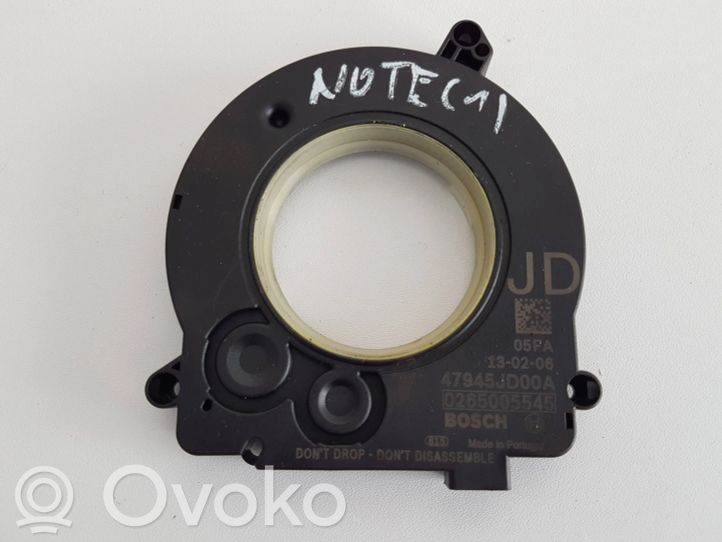 47945JD00A Nissan Note (E11) Steering wheel angle sensor, 85.00 € | RRR