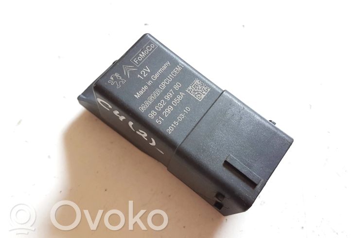 9803299780 Citroen C4 II Glow plug pre-heat relay, 13.00 € | RRR