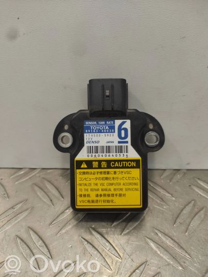 8918348030 Toyota Land Cruiser (J150) ESP acceleration yaw rate sensor ...