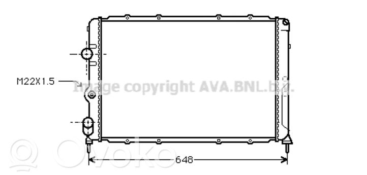 7700838133 Renault Megane I Radiateur de refroidissement, 63.50 € | OVOKO