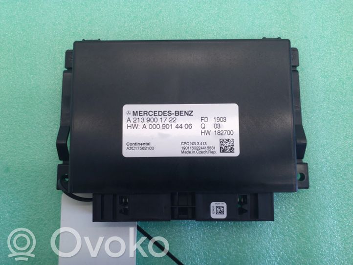 A2139001722 Mercedes-Benz A W177 AMG Module de contrôle de boîte de ...