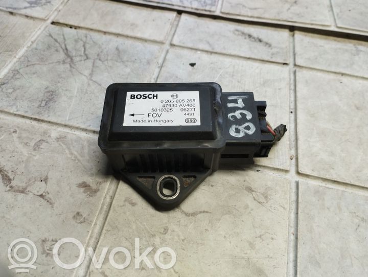 0265005265 Nissan Note (E11) ESP acceleration yaw rate sensor, 10.00 € | RRR